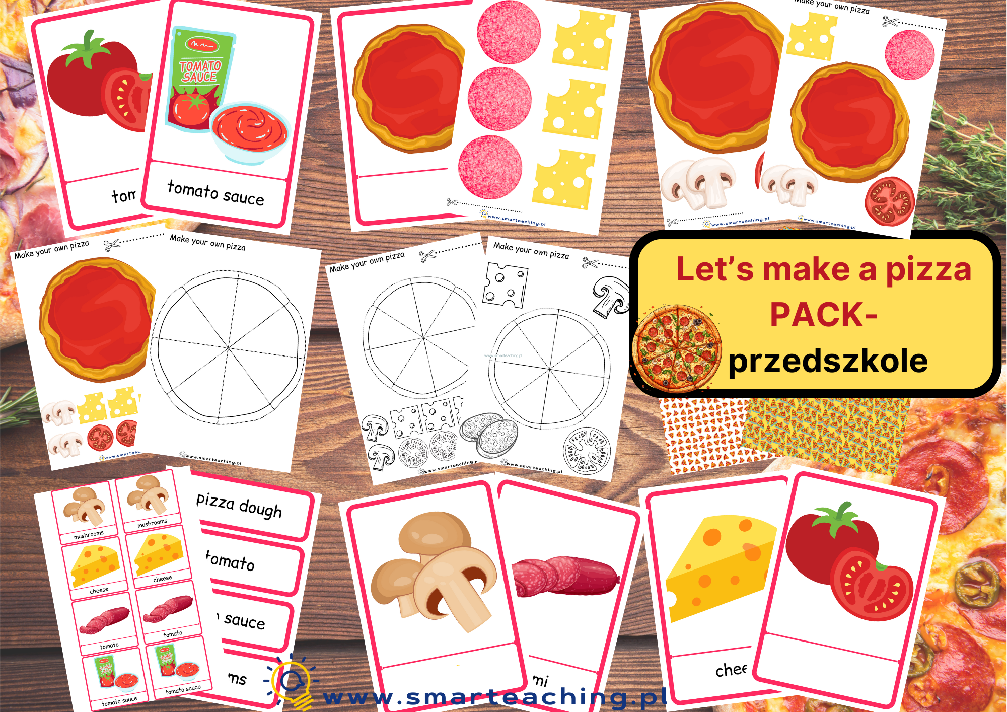 Let's Make a Pizza PACK – PDF angielski dla dzie